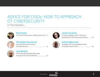Advice for CISOs: How to Approach OT Cybersecurity | PDF
