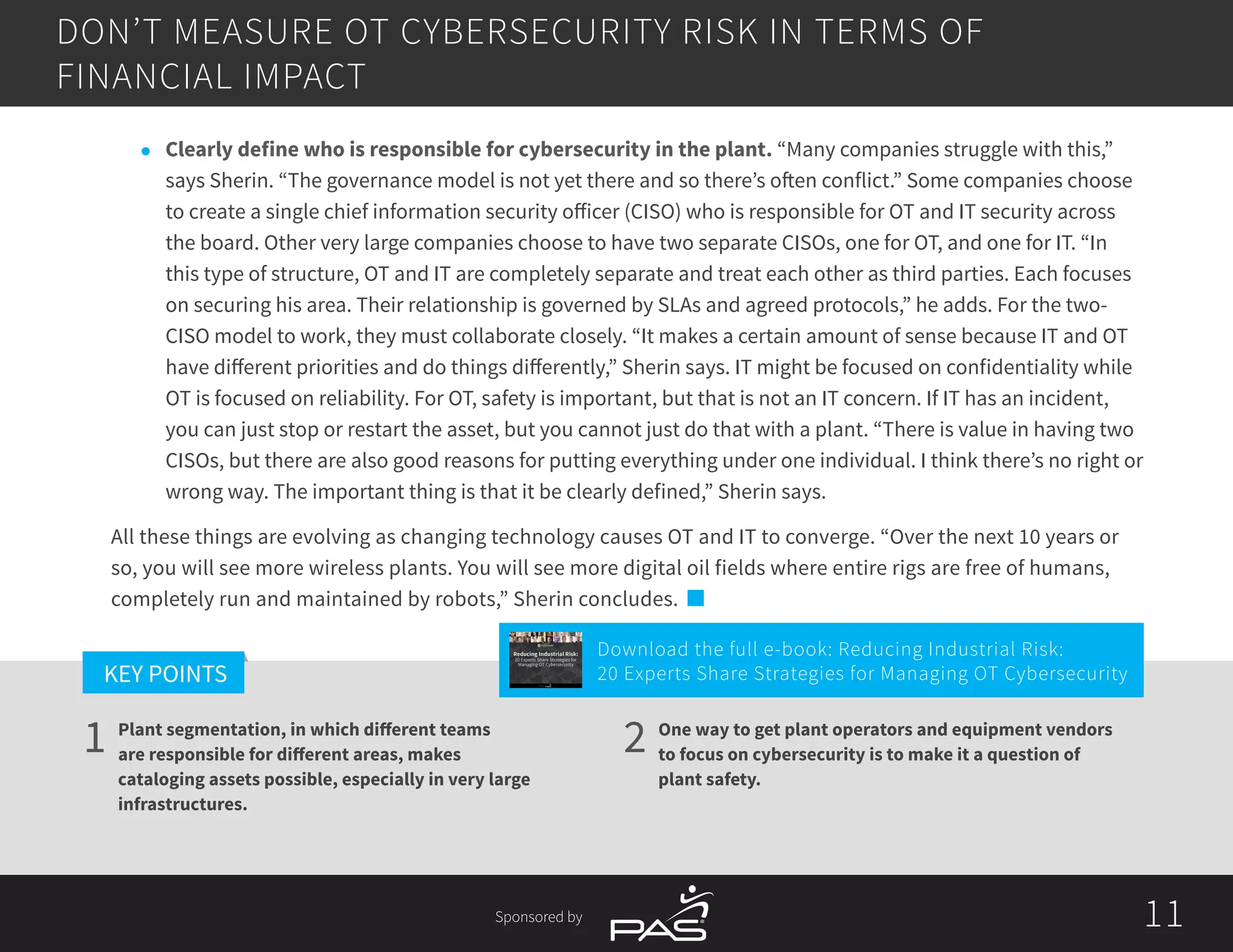Strategies for Managing OT Cybersecurity Risk | PDF