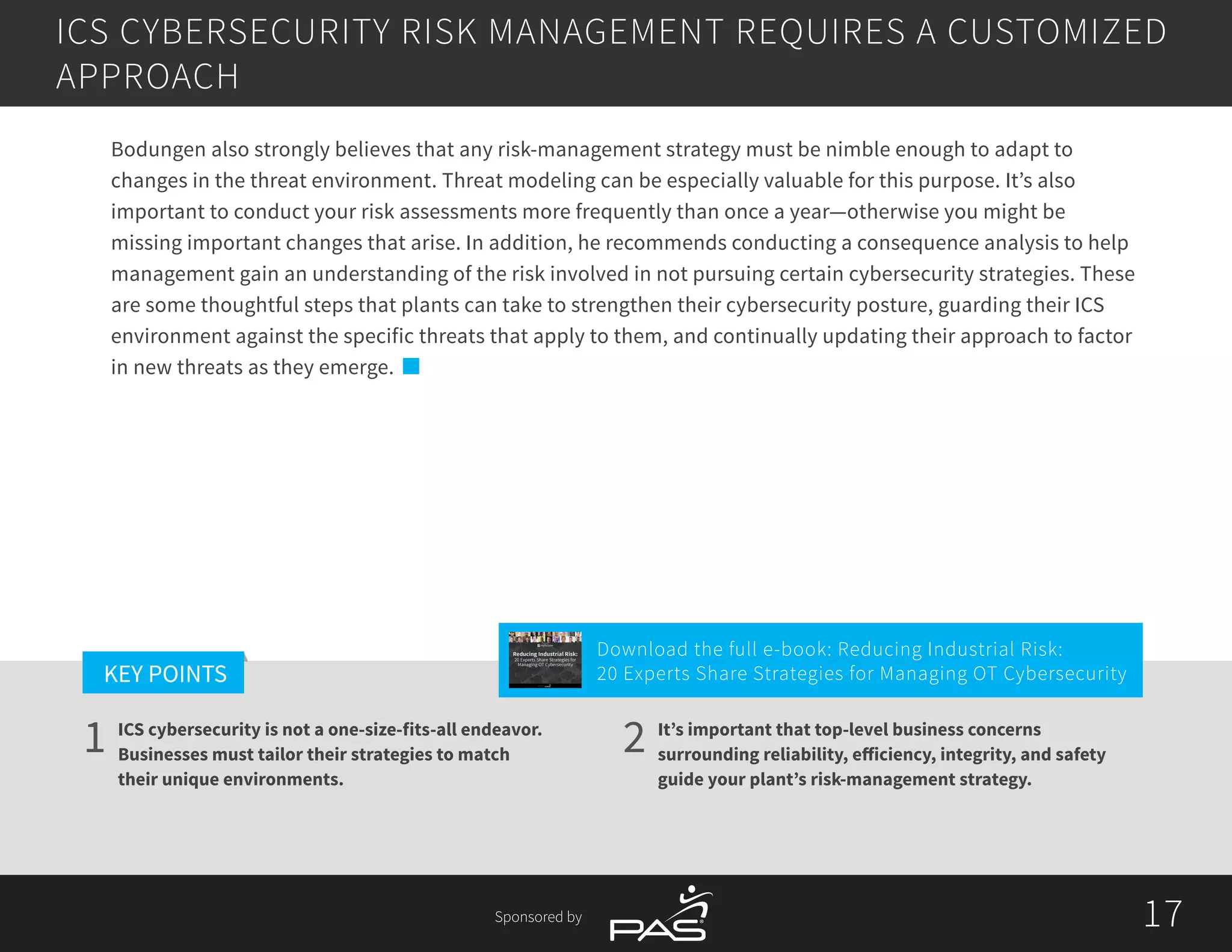 Strategies for Managing OT Cybersecurity Risk | PDF