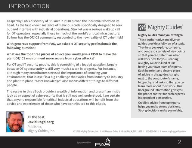 Strategies for Managing OT Cybersecurity Risk | PDF