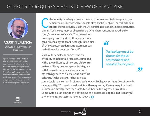 Strategies for Managing OT Cybersecurity Risk | PDF