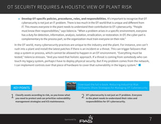 Strategies for Managing OT Cybersecurity Risk | PDF