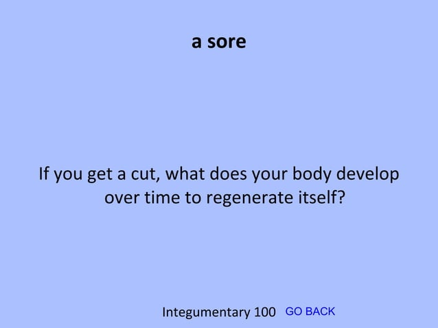 Human Body Jeopardy Board 2 | PPT