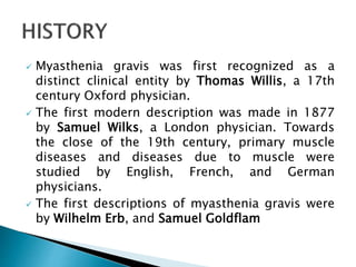 A Review on Myasthenia Gravis | PPTX
