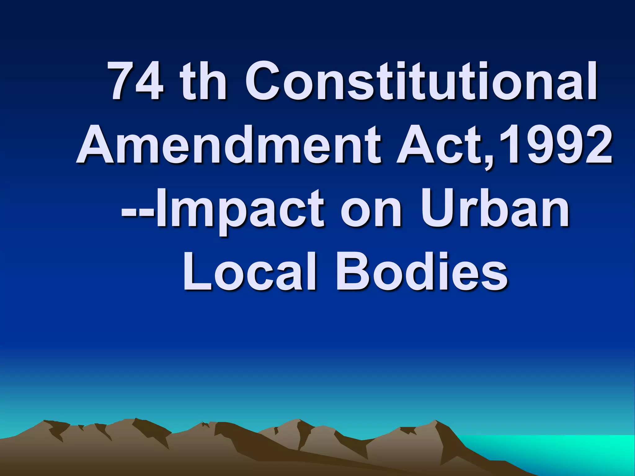 Municipal Corporation Act,1976 -.ppt