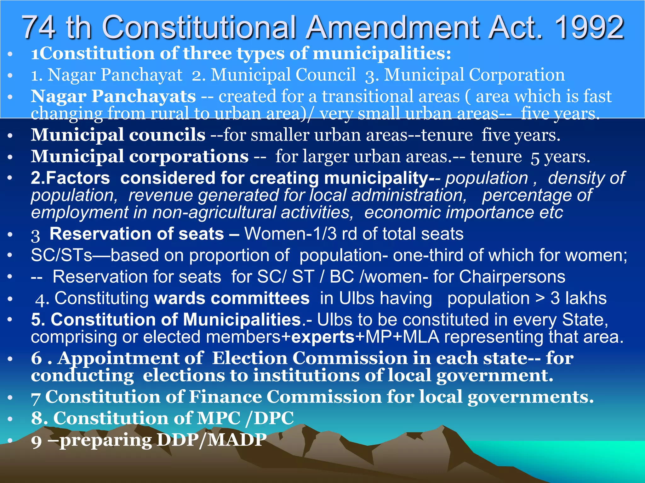 Municipal Corporation Act,1976 -.ppt