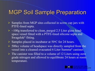 MGP Waste Method | PPT | Indoor Environmental Quality | Home & Garden