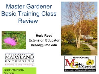 Master Gardener Review | PPT
