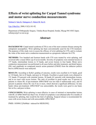 MGRM Medicare PSTR Note 0300 CTS Medicare splints | DOC | First Aid ...