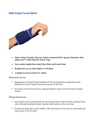 MGRM Medicare PSTR Note 0300 CTS Medicare splints | DOC | First Aid ...