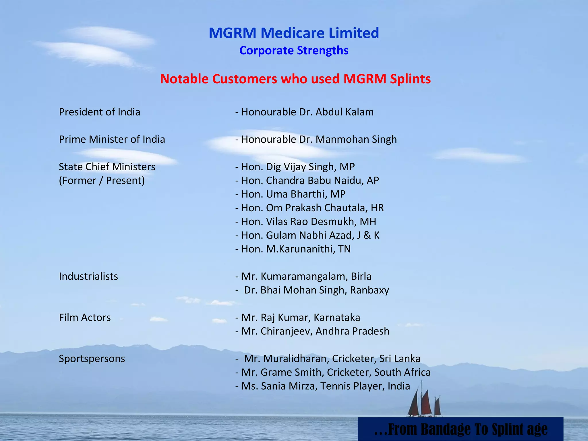 MGRM physical rehabilitation splints and aids for posture correction | PPT