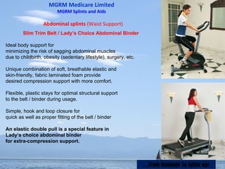 MGRM physical rehabilitation splints and aids for posture correction ...