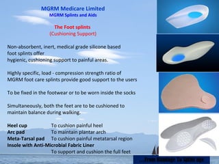 MGRM physical rehabilitation splints and aids for posture correction ...