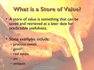 Why is Gold Valuable? | PPT