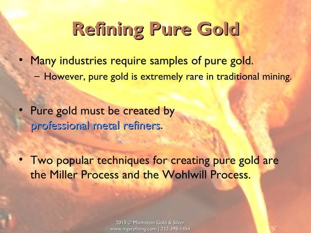 How to Make Pure Gold | PPT