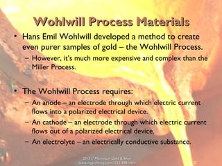 How to Make Pure Gold | PPT