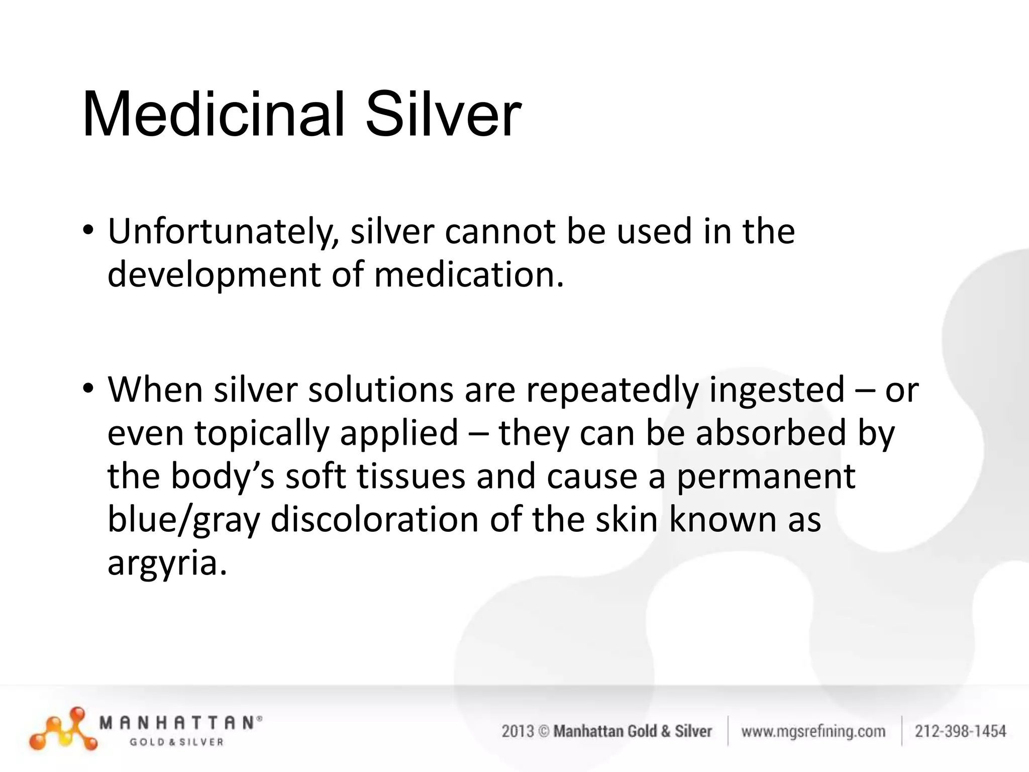 Uses for Silver | PPTX