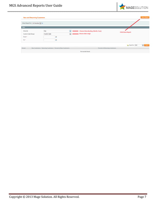 Mgs advanced reports_user_guide | PDF