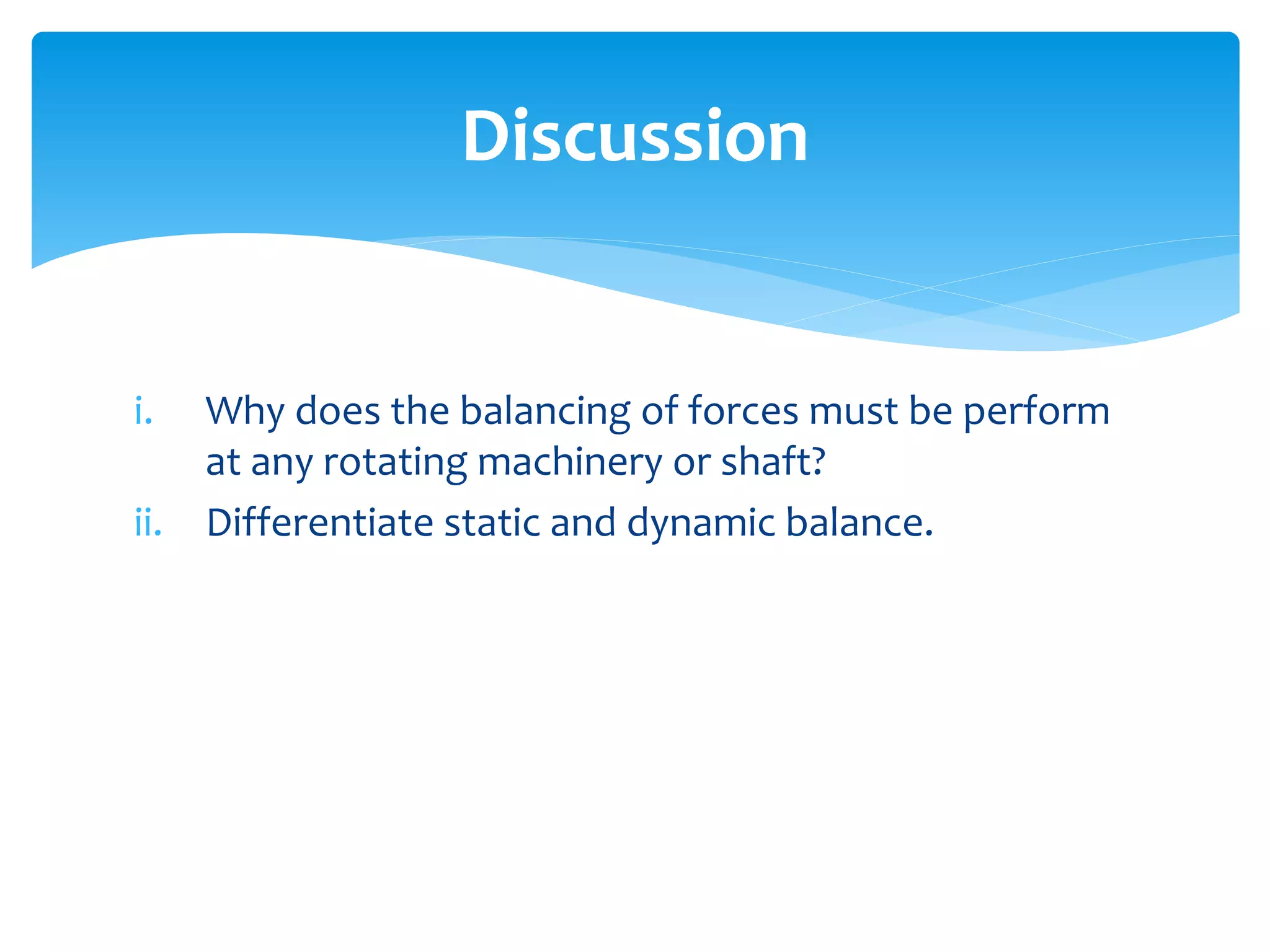 Mechanics of Machines - Experiment 3 | PPTX