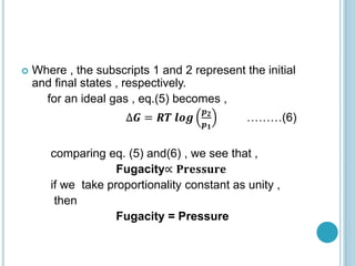 Fugacity | PPTX