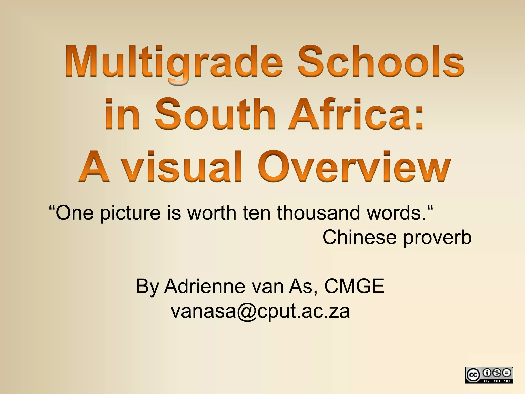 Multigrade Schools in South Africa: A Visual Overview | PDF