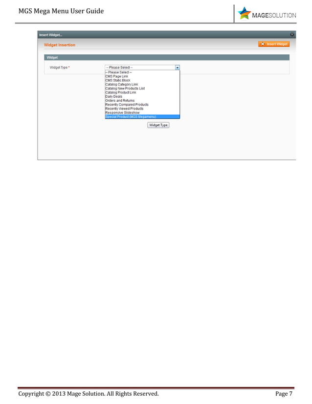 Mgs Mega Menu by Magesolution | PDF