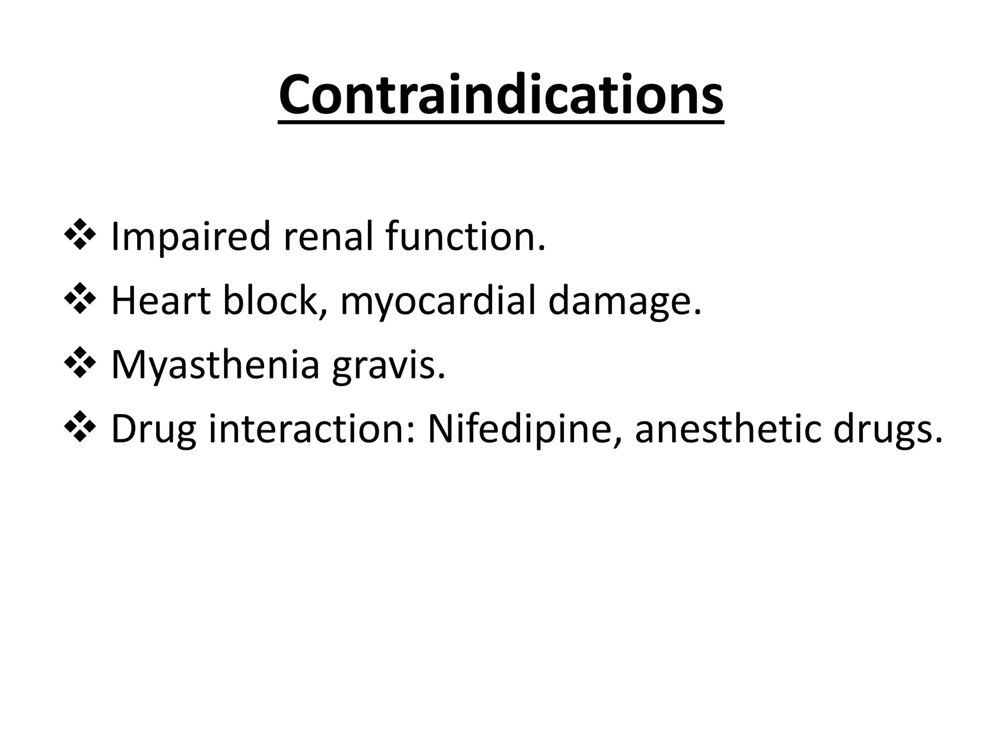 Magnesium Sulfate in Obstetrics | PDF