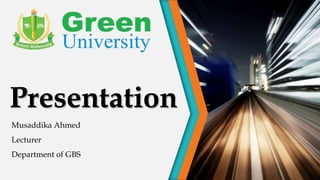 Garments department review | PPTX