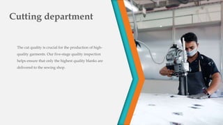 Garments department review | PPTX