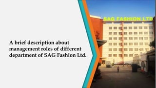 Garments department review | PPTX