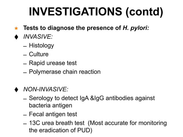 Management of Acute Exacerbation of Peptic Ulcer Disease (PUD) | PDF ...