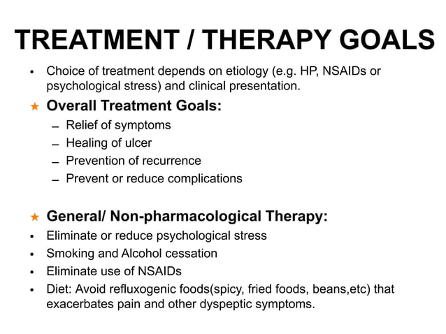 Management of Acute Exacerbation of Peptic Ulcer Disease (PUD) | PDF ...