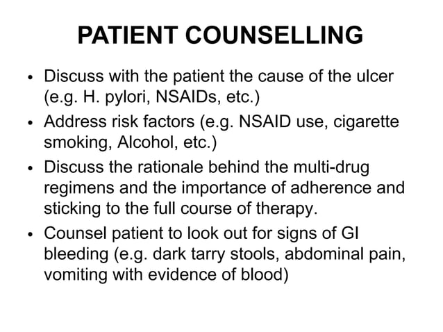 Management of Acute Exacerbation of Peptic Ulcer Disease (PUD) | PDF ...