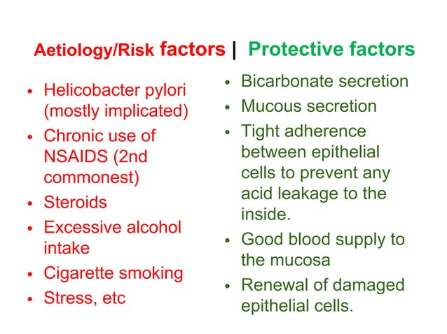 Management of Acute Exacerbation of Peptic Ulcer Disease (PUD) | PDF ...