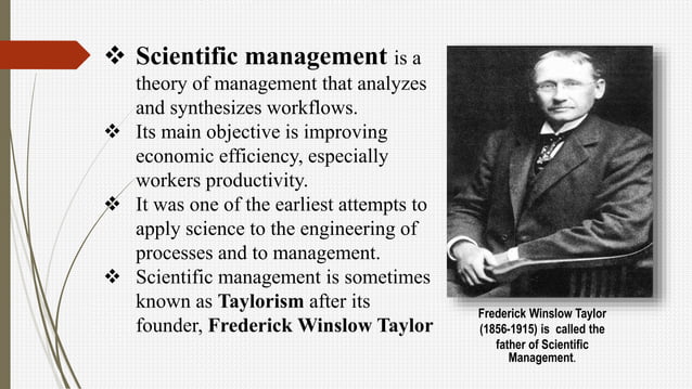 scientific management and administrative management | PPTX