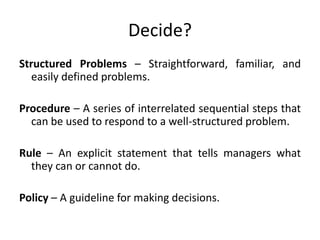Mgt 101 planning | PPTX | Science