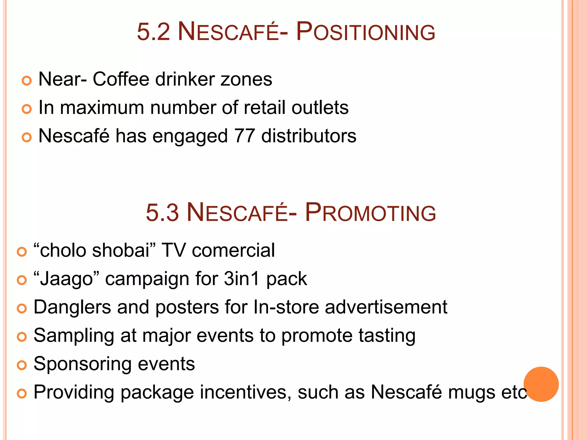 MGT211--management planning of nescafé--term ppr presentation | PPTX