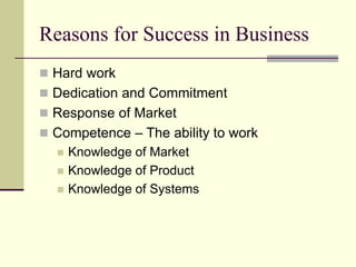 Causes of failure and success in Business.ppt