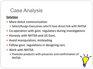 Case Analysis on Toyota | PPT