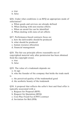 MGT 254Contracts and ProcurementQ1. From a licensees perspe.docx