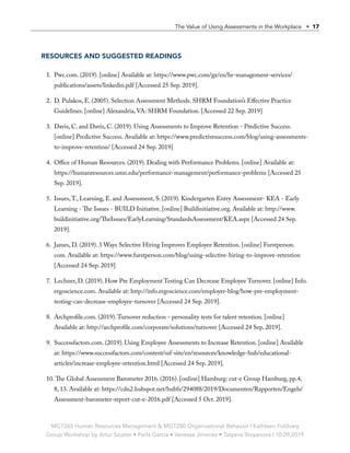 The Value of Using Assessments in the Workplace | PDF