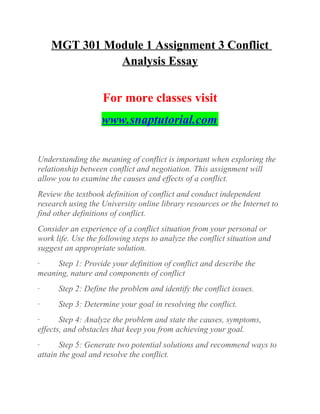 MGT 301 Massive Success / snaptutorial.com