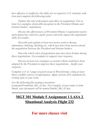 MGT 301 Massive Success / snaptutorial.com