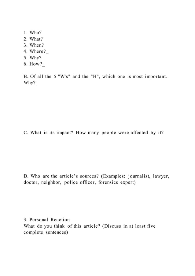 MGT 301 Article Analysis WorksheetIdentify the article. Pro | PDF