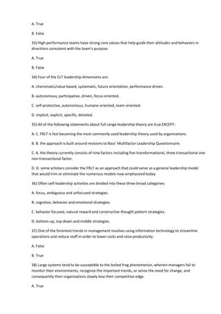 Mgt 307 final exam 2 answers are here | PDF