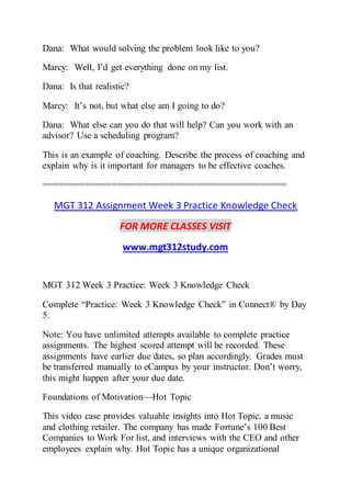 MGT 312 STUDY Become Exceptional--mgt312study.com