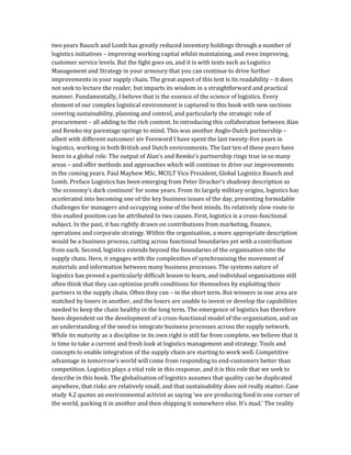 MGT 322 Supply Chain Management Principles Questions.docx