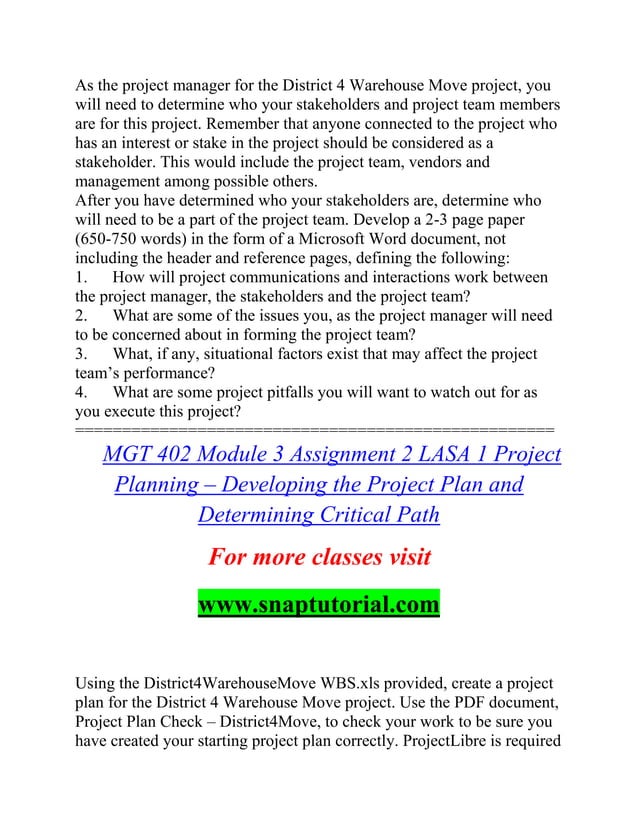 MGT 402 help Successful Learning/Snaptutorial | PDF