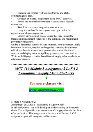 Mgt 416 Enhance teaching-snaptutorial.com