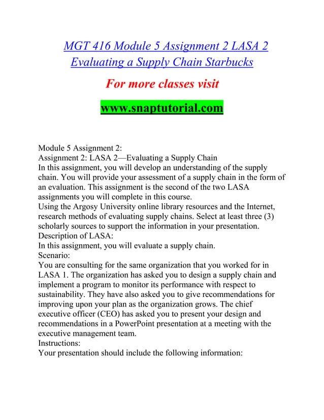 MGT 416 help Successful Learning/Snaptutorial | PDF